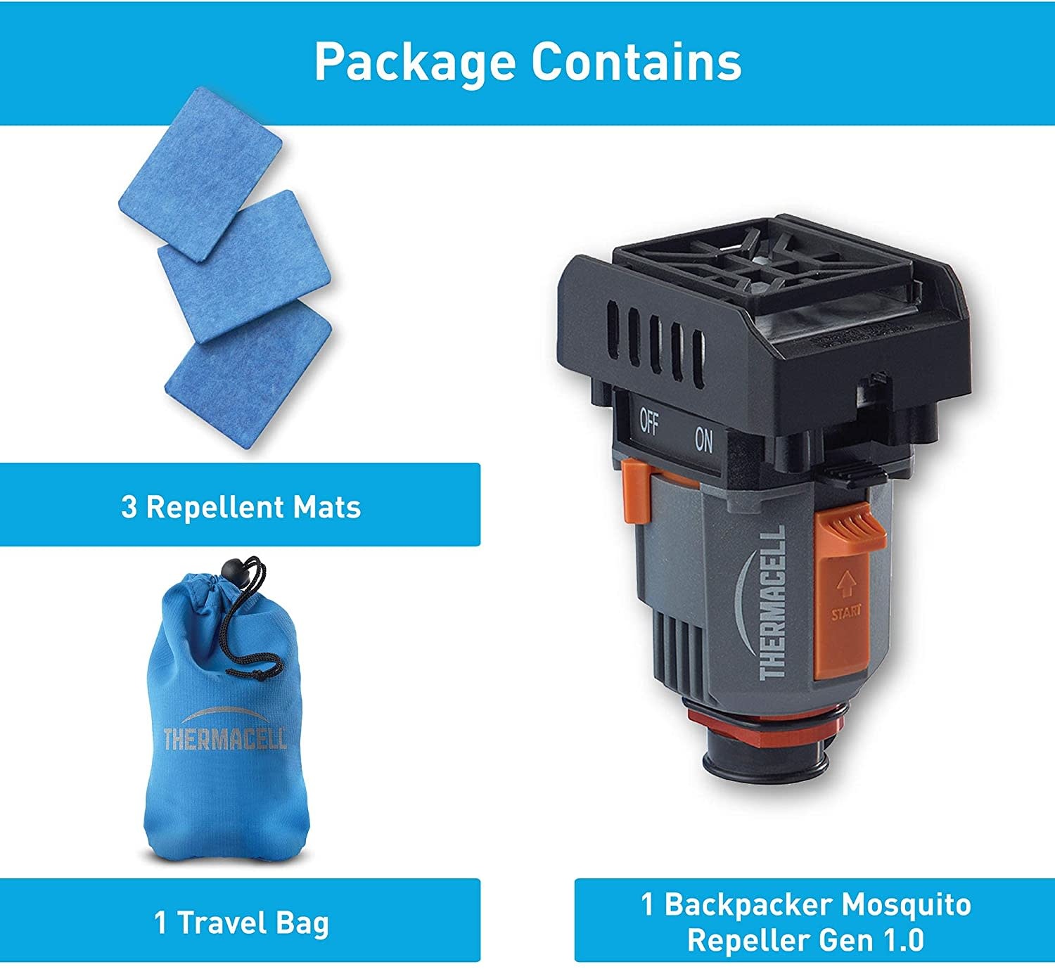 THERMACELL MR-BP Backpacker Mosquito Repeller - Solely Outdoors Inc.