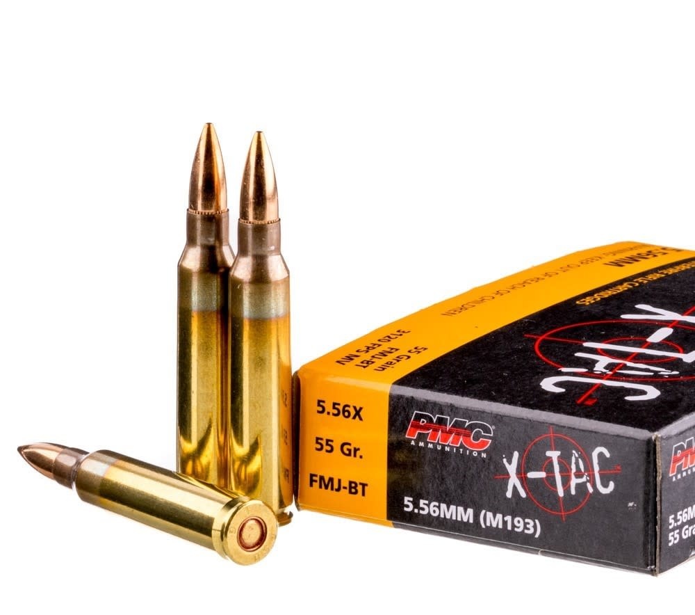PMC 5.56x45 NATO 55GR FMJ-BT (M193) 1000RS - Solely Outdoors Inc.
