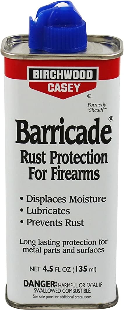 Birchwood Casey Barricade Rust Protection for Firearms 4.5 oz Liquid ...