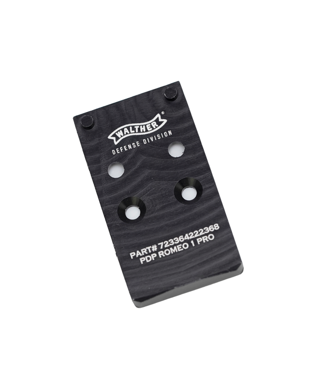 WALTHER PDP OPTICS ADAPTER PLATE - SIG SAUER ROMEO1 PRO -5136022 ...