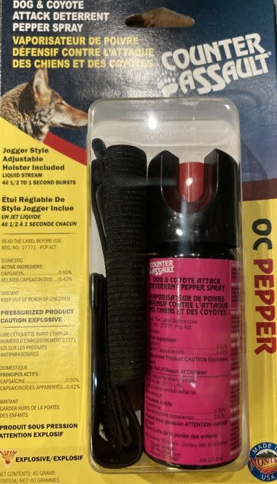 COUNTER ASSAULT DS-40P DOG & COYOTE REPELLANT PINK 40G - Solely ...