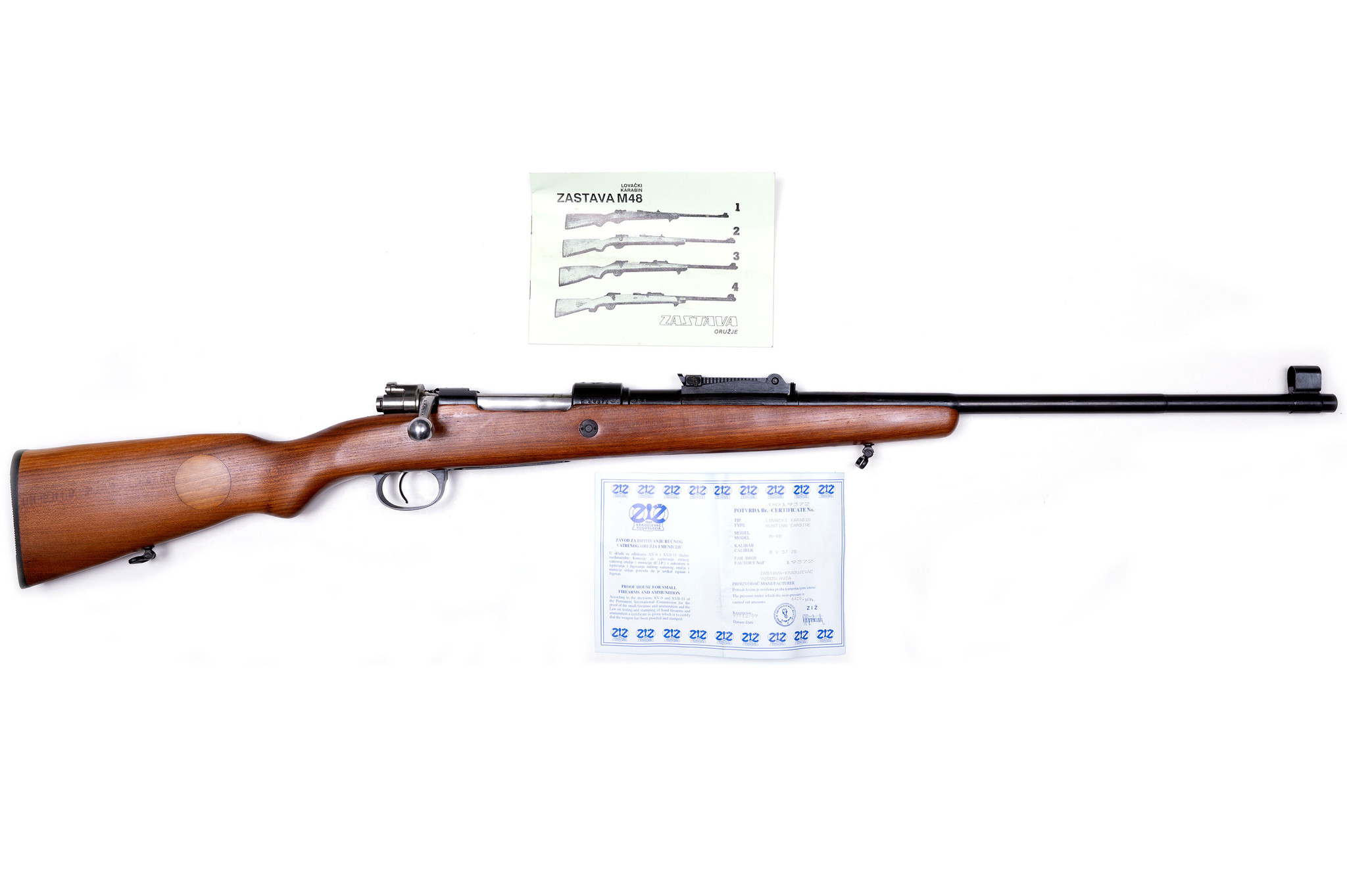 ZASTAVA M48 MAUSER SPORTERIZED 8MM MAUSER BOLT ACTION－NEW - Solely ...