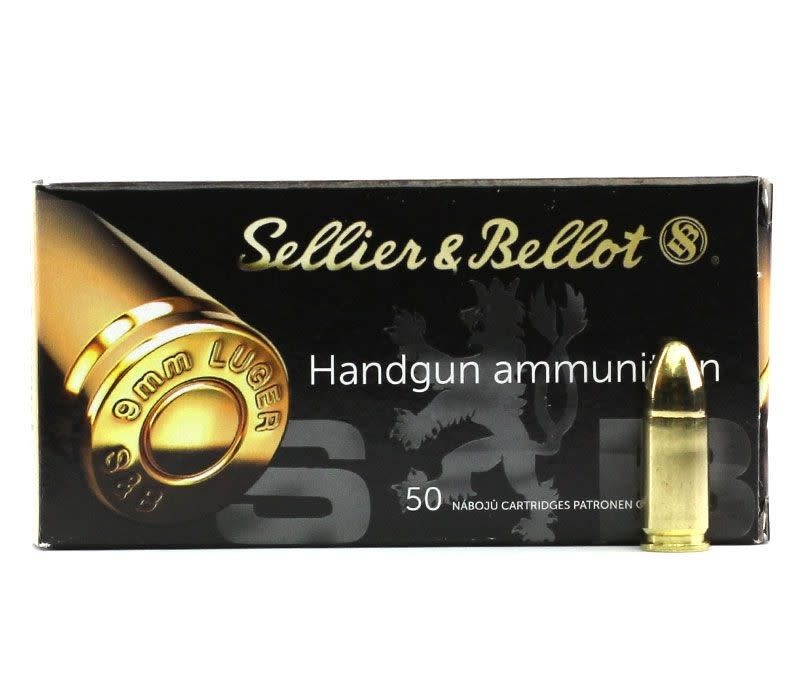 SELLIER & BELLOT (S&B) 9MM 115GR FMJ 2000RDS - Solely Outdoors Inc.