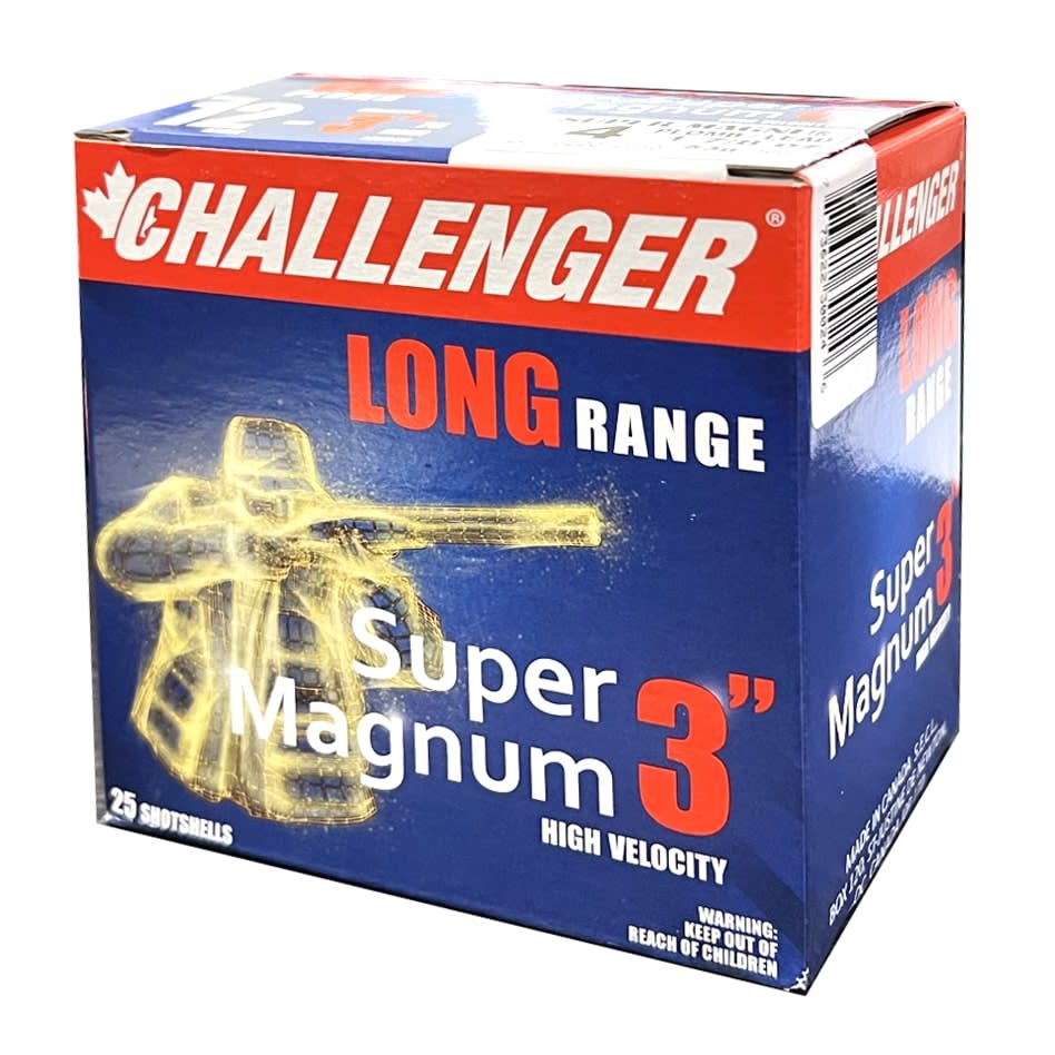 Challenger Super Magnum 12 GA Lead 3” 17/8 OZ BB - Solely Outdoors Inc.