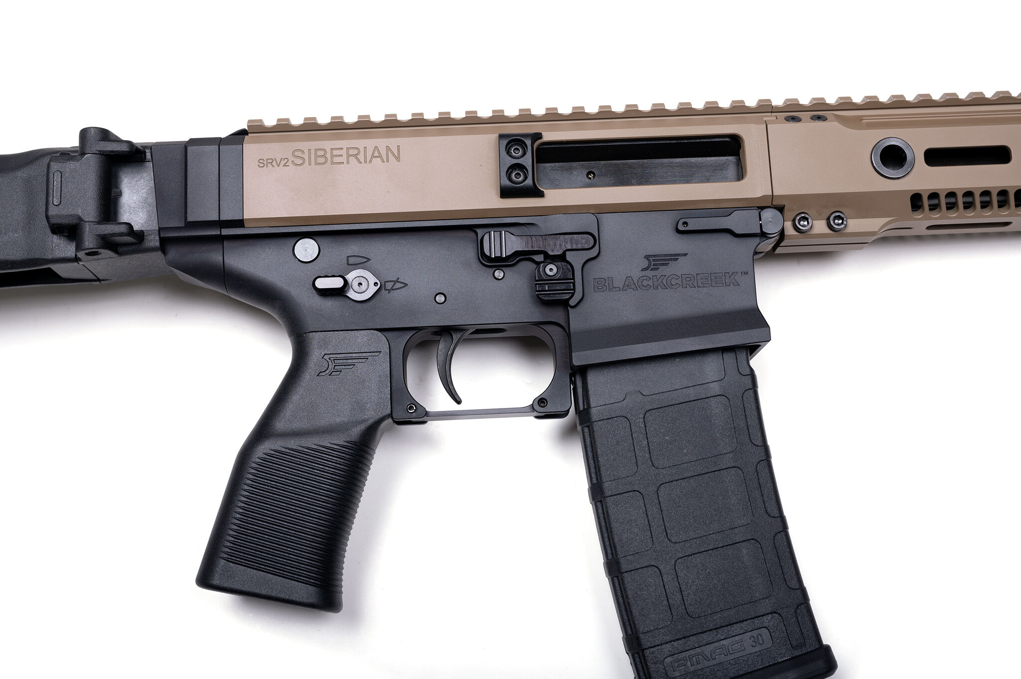 BLACK CREEK LABS SRV2 SIBERIAN - 5.56 NATO, 18.6"BBL/ FDE - Solely ...