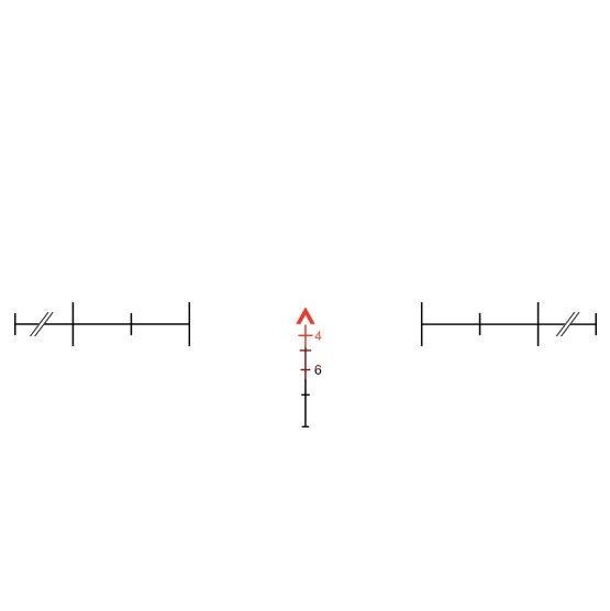 Trijicon ACOG 4x32 USMC Rifle Combat Optic, Red Chevron Reticle, TA51 ...