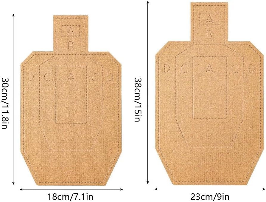 USPSA/IDPA FULL SIZE METRIC TARGET 50PACK - Solely Outdoors Inc.