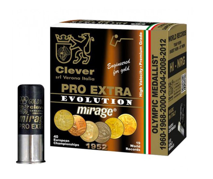 Clever CLEVER T4 PRO EXTRA EVOLUTION 12GA 24GR #9.5 1391FPS 250RS/CASE ...