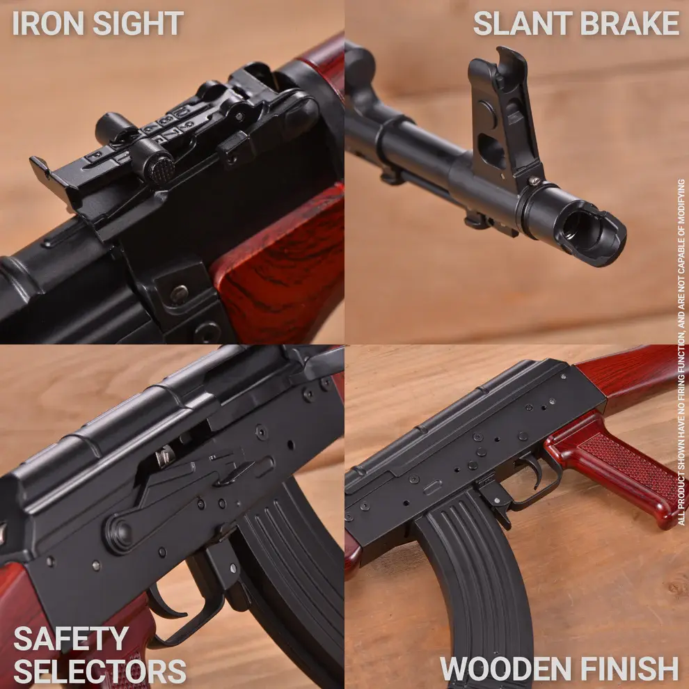 MAXIMUM ARMORY AKM - Wood - 1:1.67 Miniature - Solely Outdoors Inc.