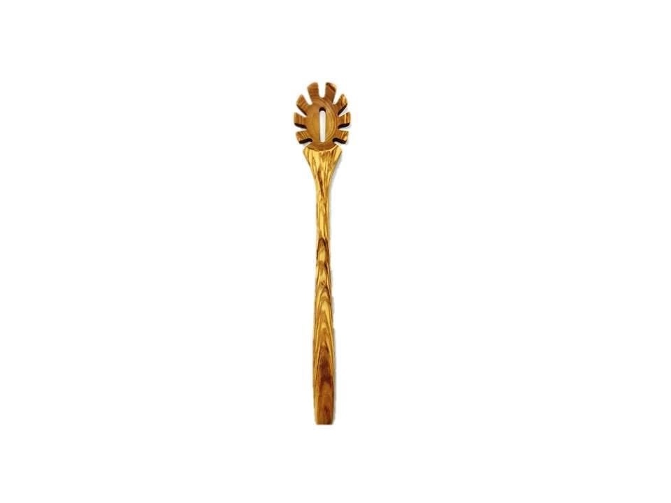 OLIVE WOOD SPAGHETTI SPOON - The Wild Olive