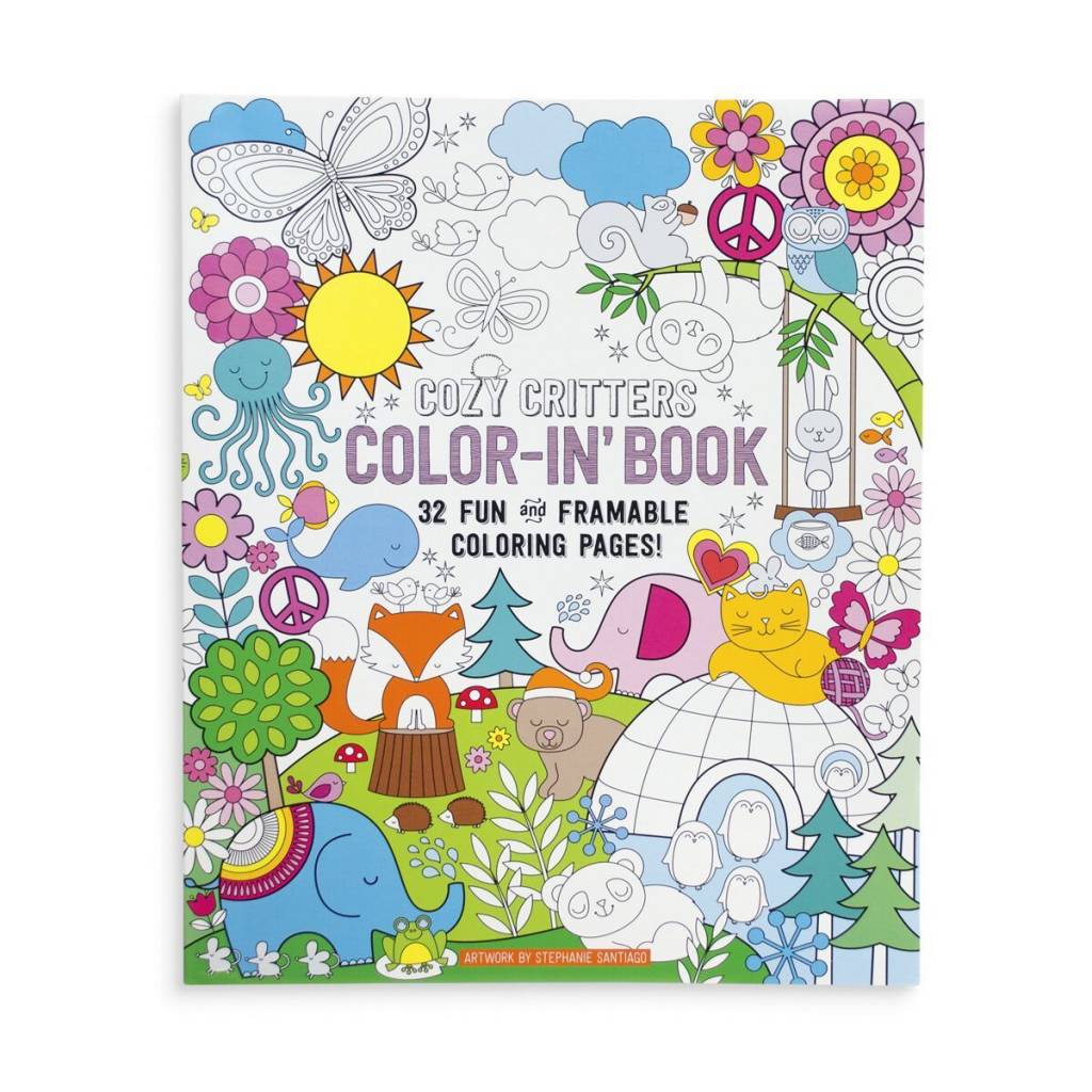 cozy critters color-in' book - The Little Things