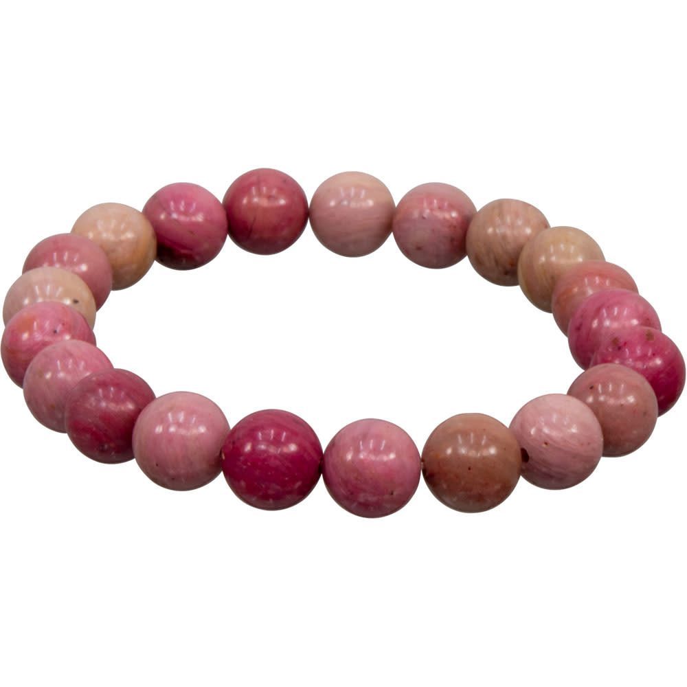 Bracelet -Rhodonite- 8mm -98567 - The Open Mind Store