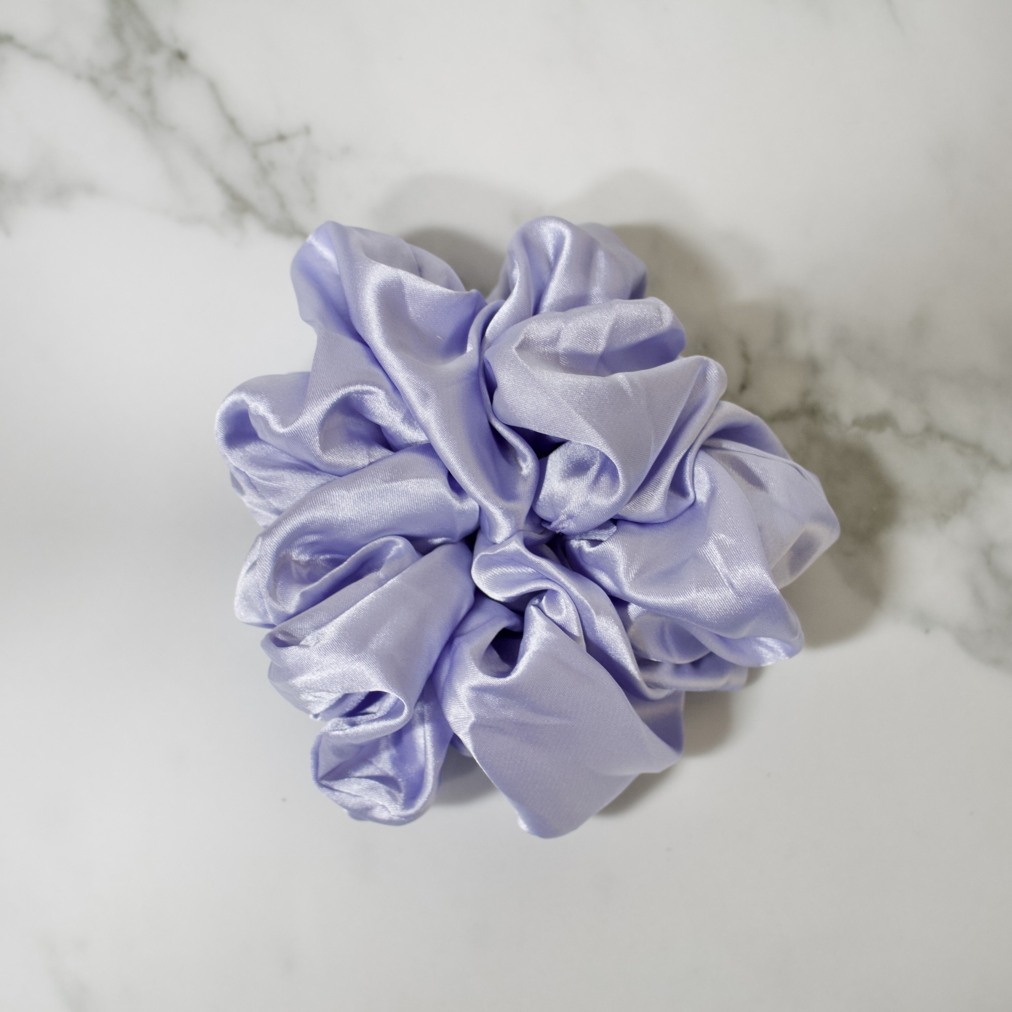 Chouchou en satin - Lavande - Les Précieuses