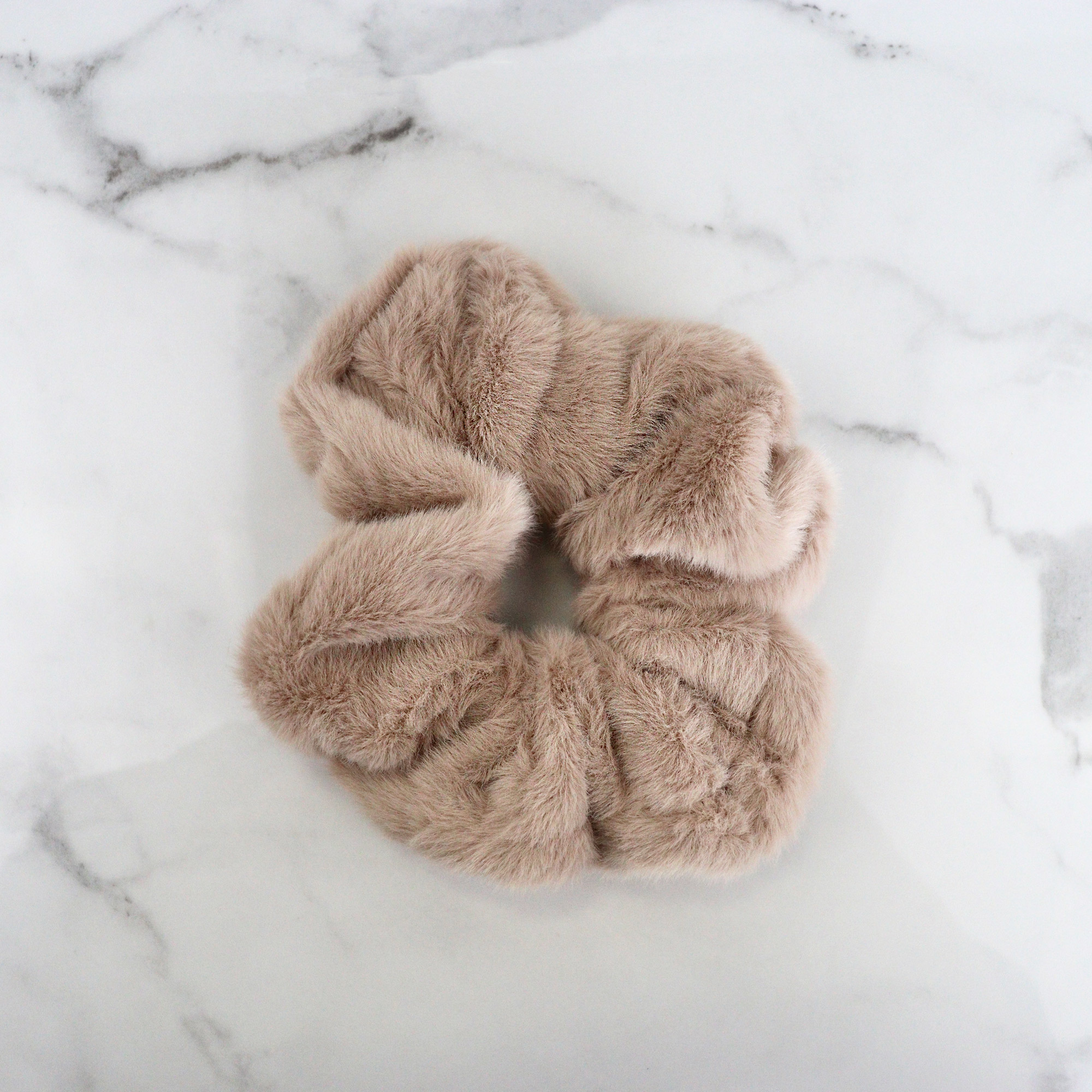 Chouchou teddy - Beige - Les Précieuses