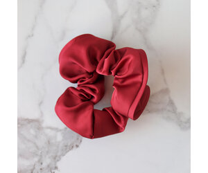 Chouchou satin deluxe - Bourgogne - Les Précieuses