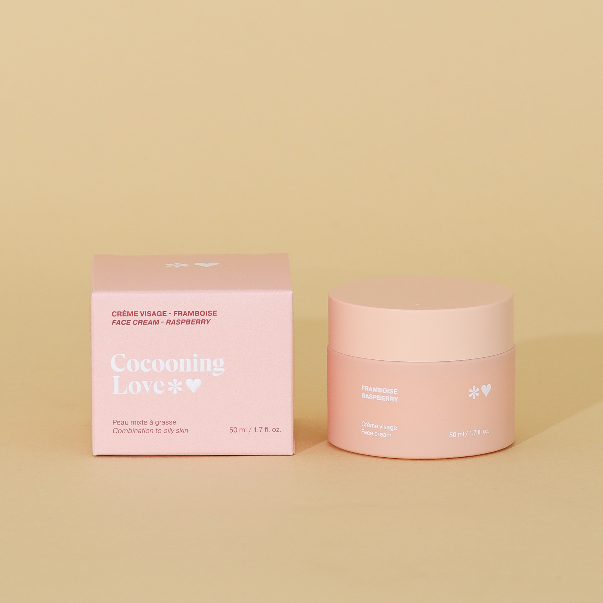 Cocooning Love - Crème visage peaux mixtes à grasses - Framboise - Les ...