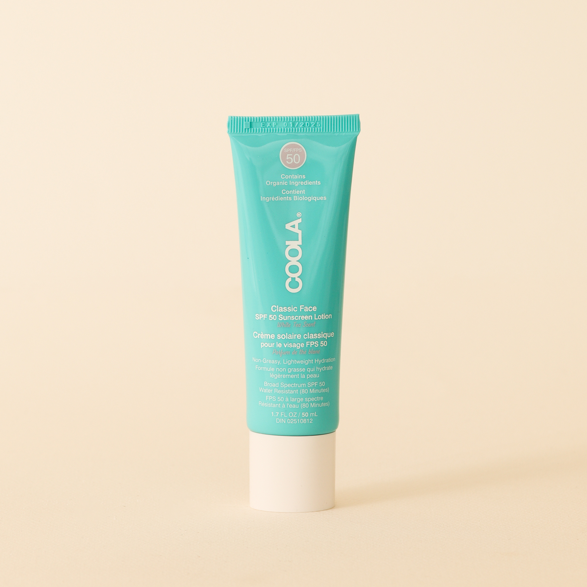 COOLA - Crème solaire classique pour le visage FPS 50 thé blanc - 50ml ...