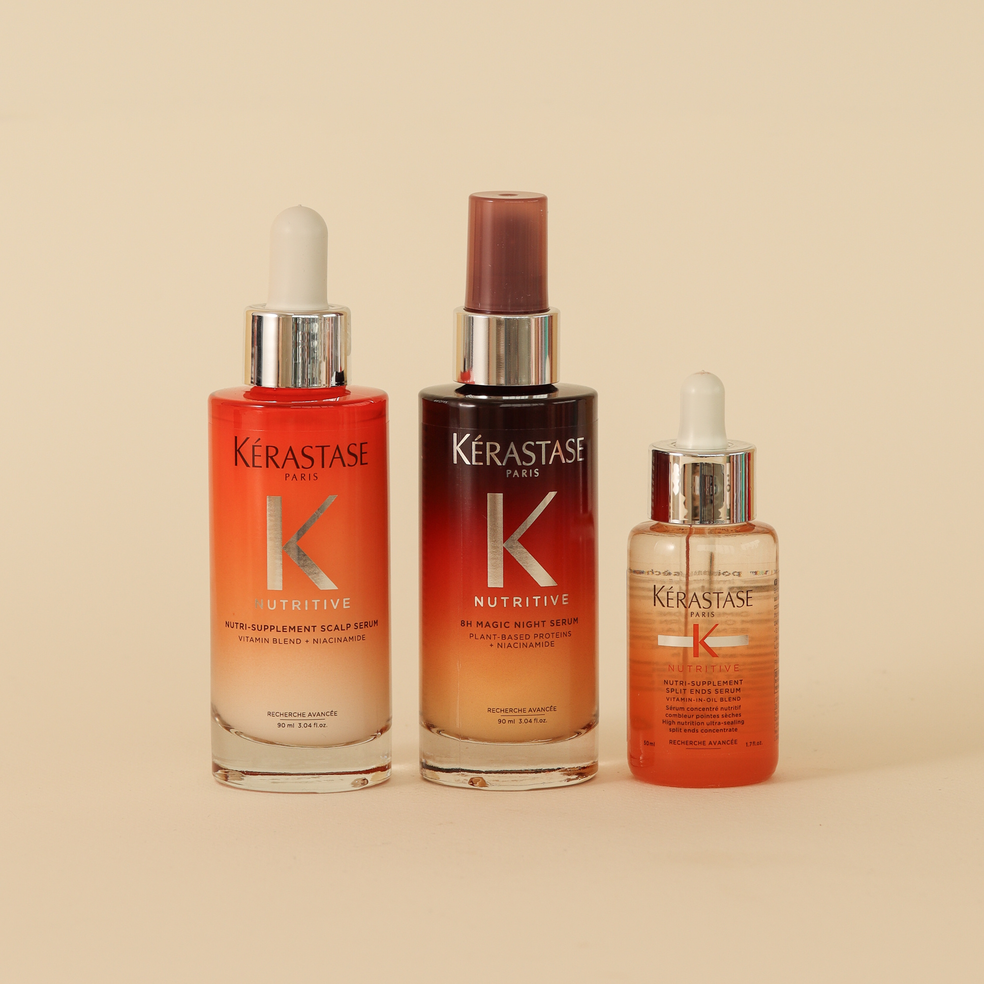 Kérastase Routine Nutritive - Trio de super sérums pour cheveux secs ...