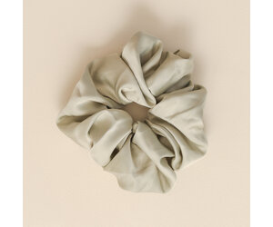 Les Précieuses - Chouchou satiné Jade - Les Précieuses