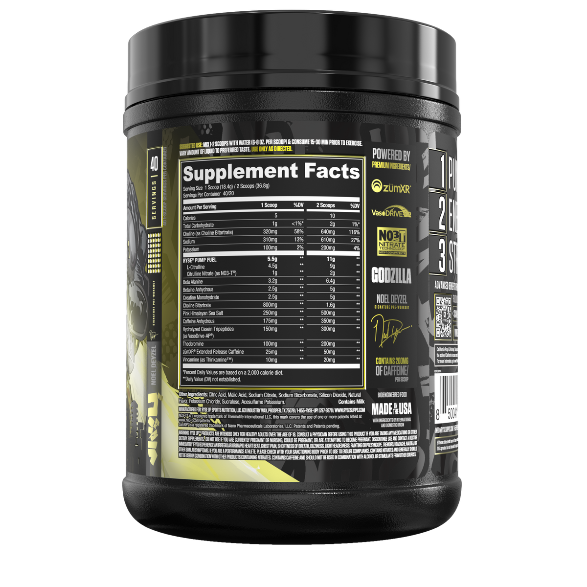 Ryse Godzilla Pre Workout - Passion Pineapple - XN Supplements