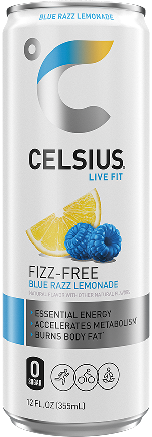 CELSIUS Fizz Free Energy Drink - Blue Razz Lemonade - XN Supplements