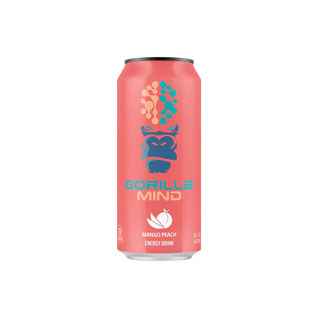 Gorilla Mind Energy Drink - Mango Peach - XN Supplements