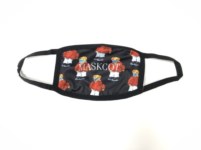 Maskot Teddy Bear Mask Black - FRESH.