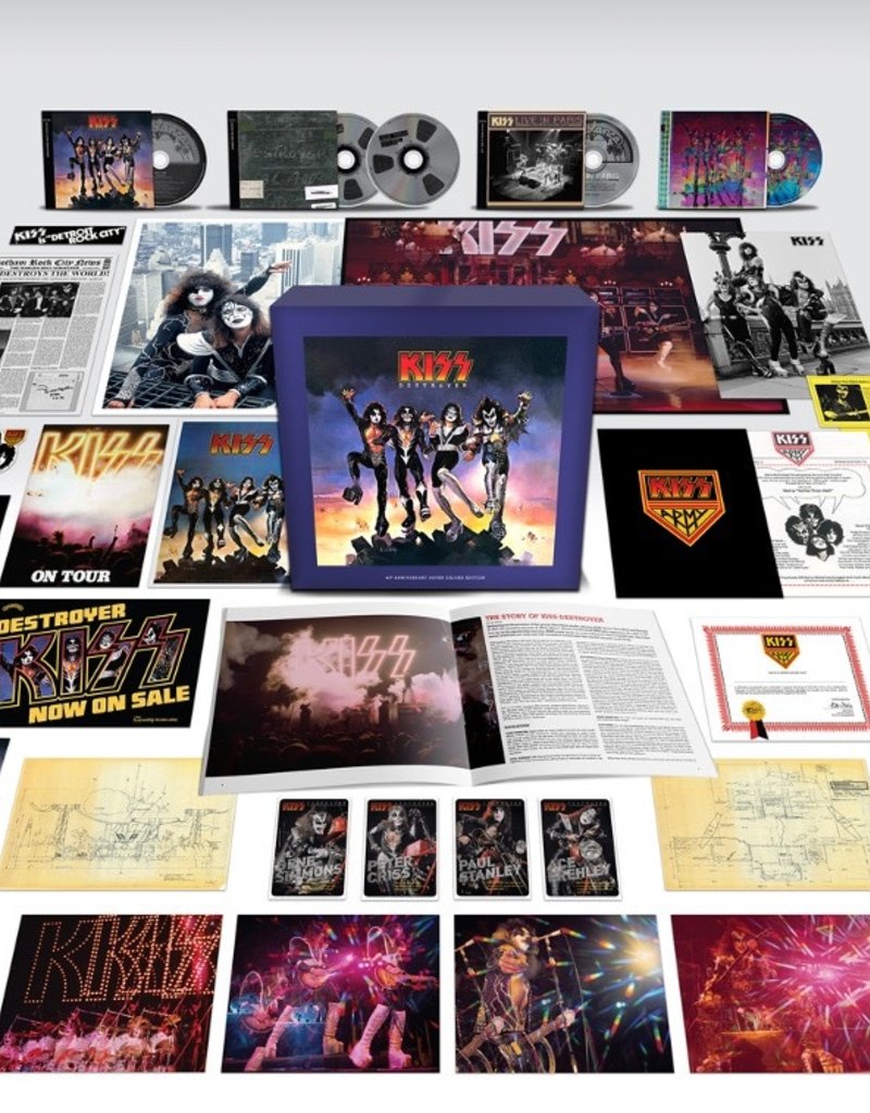 (CD) Kiss - Destroyer 45th Anniversary (4CD/BR/Book/Kiss army kit ...