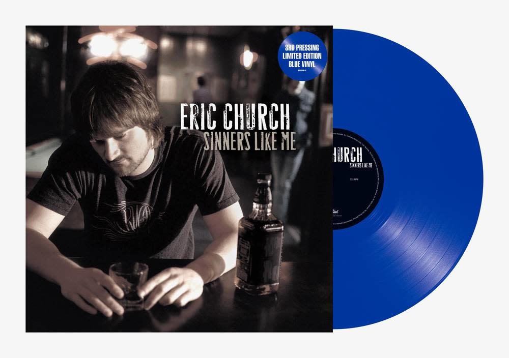 (LP) Eric Church - Sinners Like Me (Limited Edition Blue Vinyl) - Dead ...