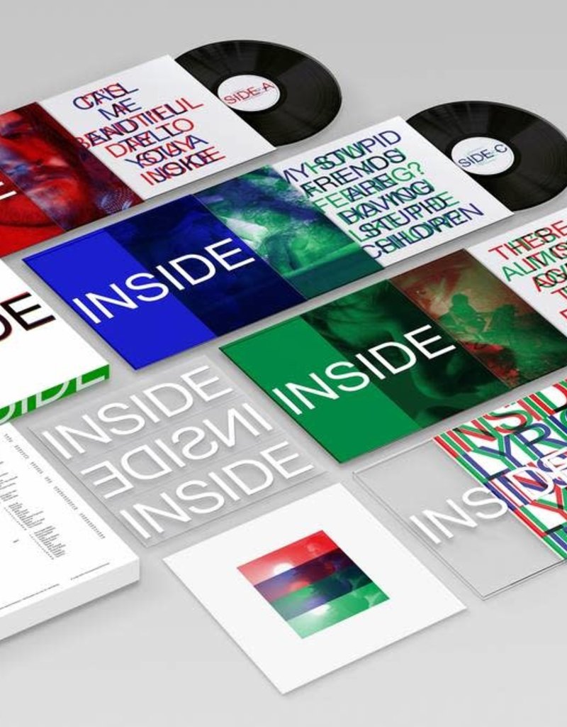 (LP) Bo Burnham - Inside (Deluxe 3LP Box Set) w/lyric book, art card & window clings - Dead Dog ...