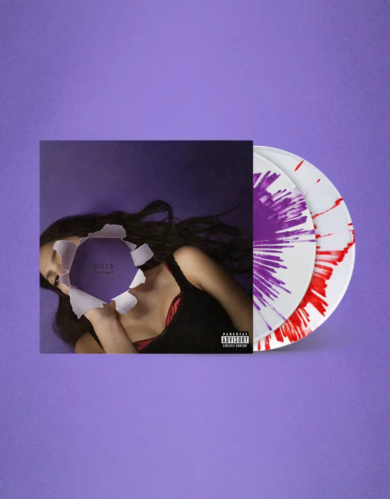 (LP) Olivia Rodrigo - Guts: GUTS SPILLED (2LP) purple & red splatter ...