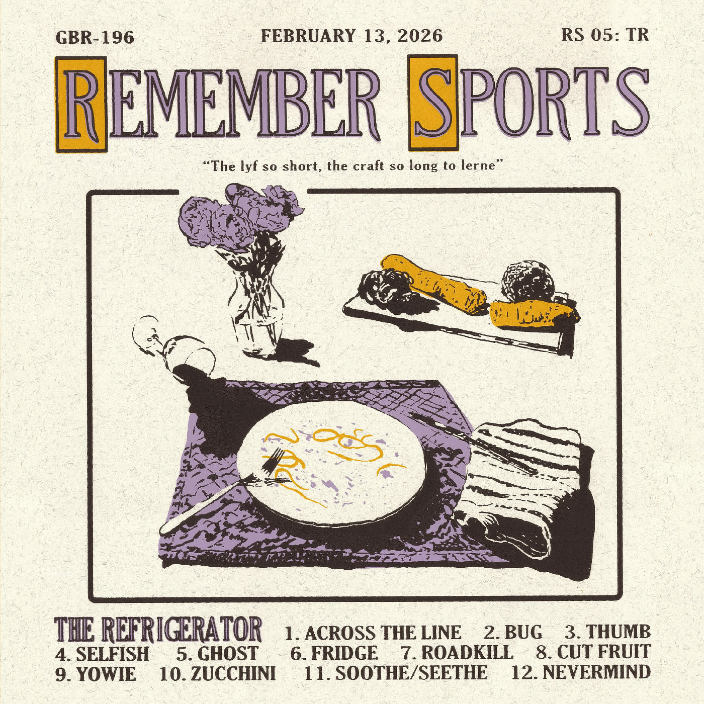 (LP) Remember Sports - The Refrigerator (Indie Exclusive Bone Opaque ...
