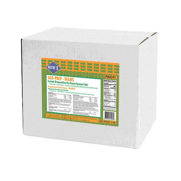 Pastry 1 Vegan Genoise Cake Mix 11 lb - Pastry Depot