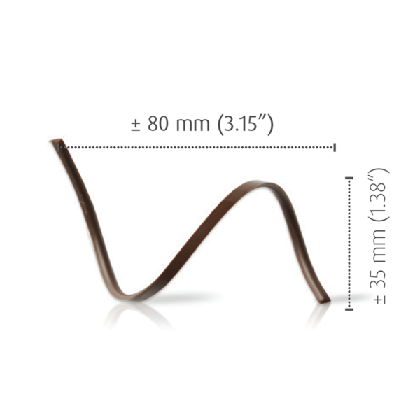 Dobla Chocolate Diablo Triangle Dark/White (290 ct) - Pastry Depot