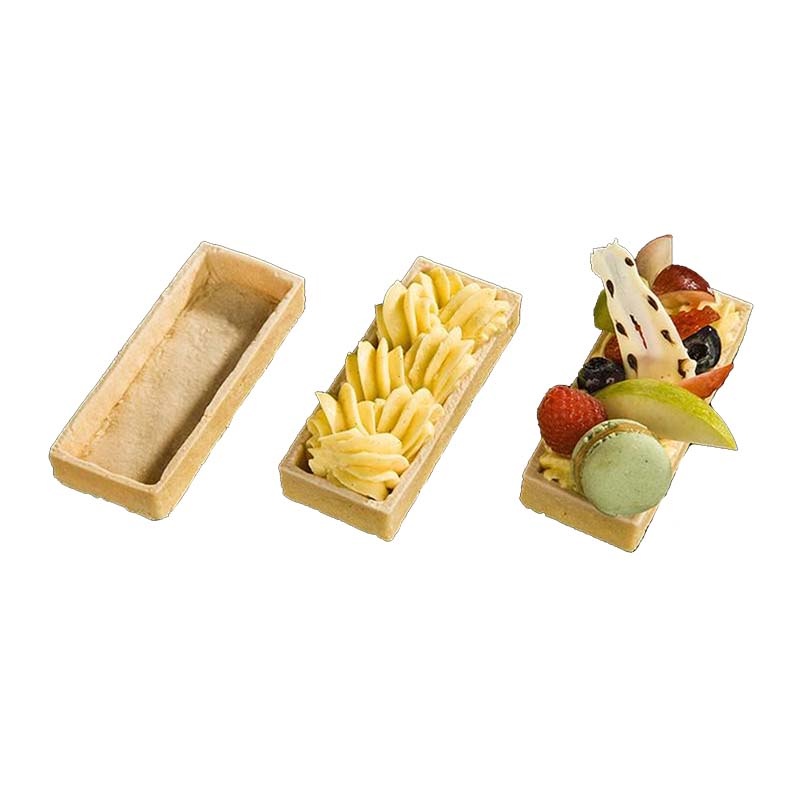 Le Chic Patissier Sweet rectangle Tart shell 4x1.5" (75 ct) - Pastry Depot