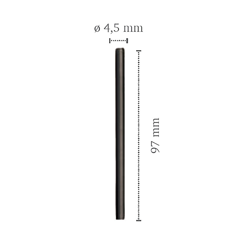Dobla Dark Chocolate Mikado 4" (335 ct) - Pastry Depot