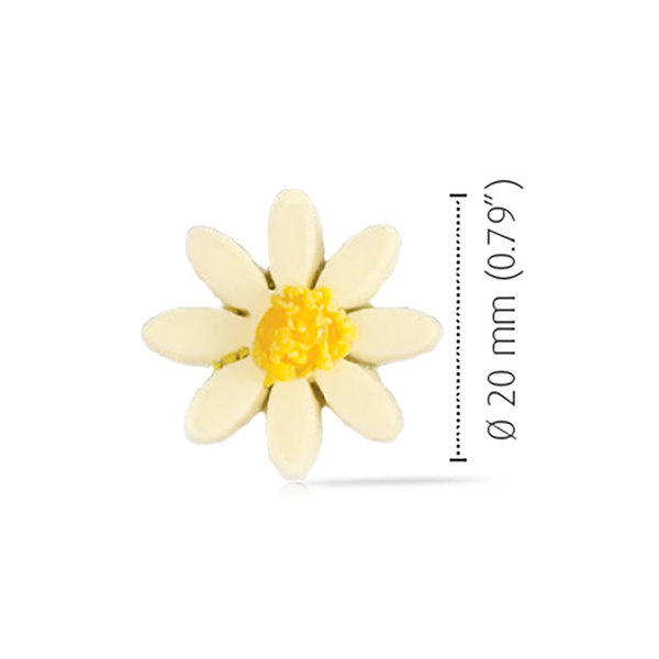 Dobla Chocolate Flower Pot Large (28 ct) - Pastry Depot