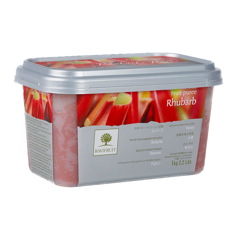 Ravifruit Rhubarb Puree 2.2 lb - Pastry Depot