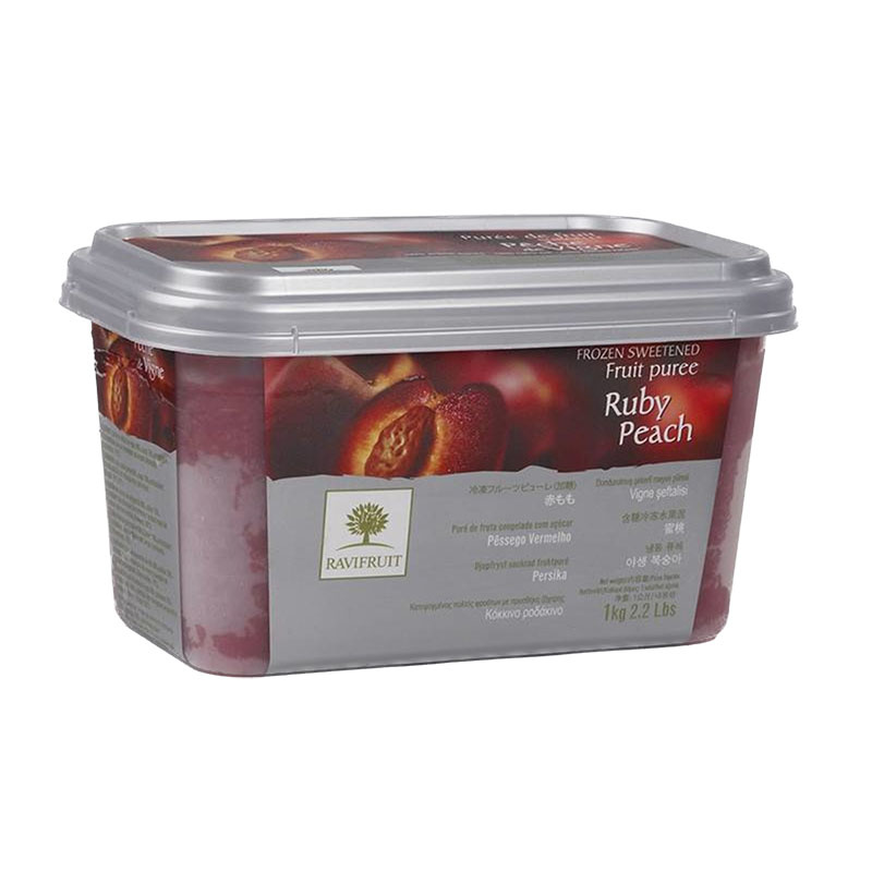 Ravifruit Ruby Peach Puree 2.2 lb - Pastry Depot