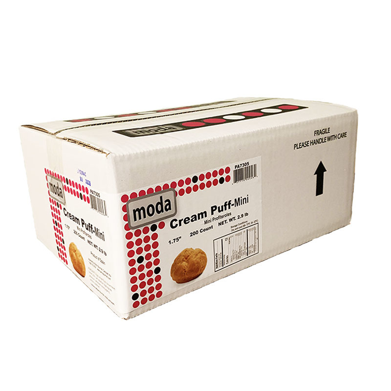 Moda Mini Cream Puff 1.75" (200 ct) - Pastry Depot