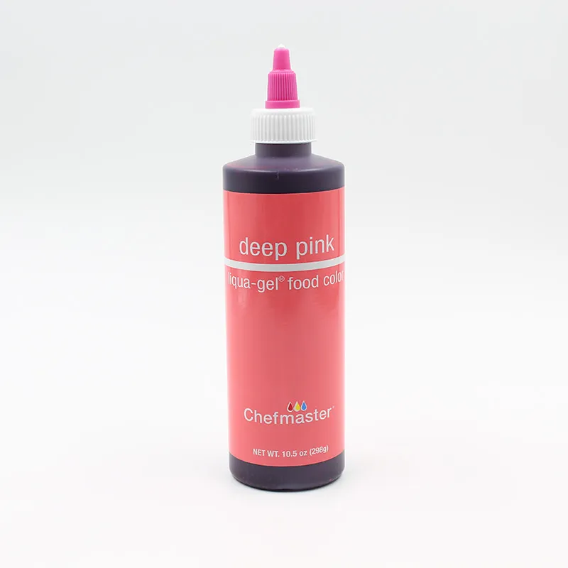 Chefmaster Deep Pink Gel Food Color 10.5 oz - Pastry Depot