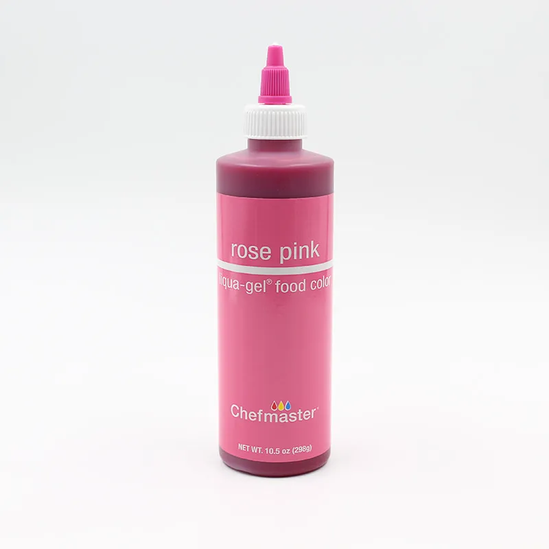 Chefmaster Rose Pink Gel Food Color 10.5 oz - Pastry Depot