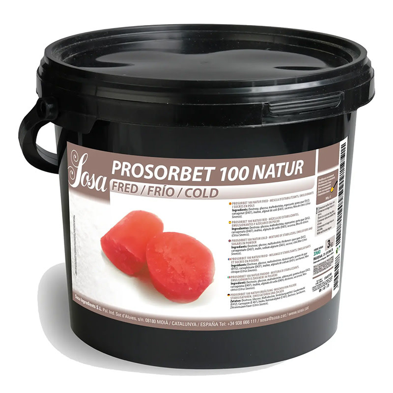 Sosa - Prosorbet 100 Cold Stabilizer - 3 kg - Pastry Depot