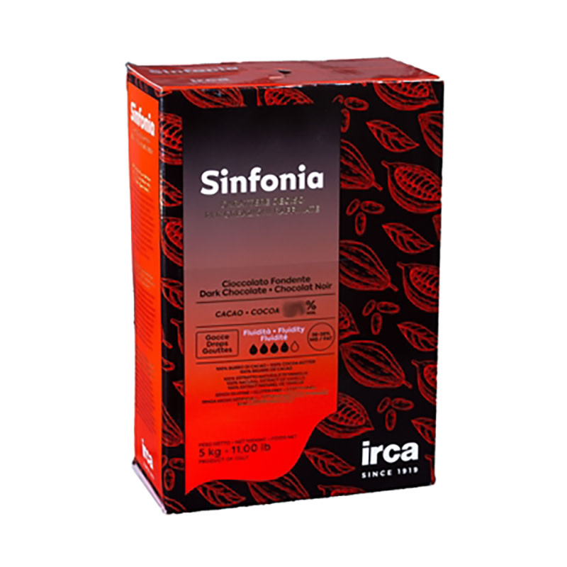 Irca - Sinfonia Dark Chocolate 68% - 11 lb - Pastry Depot