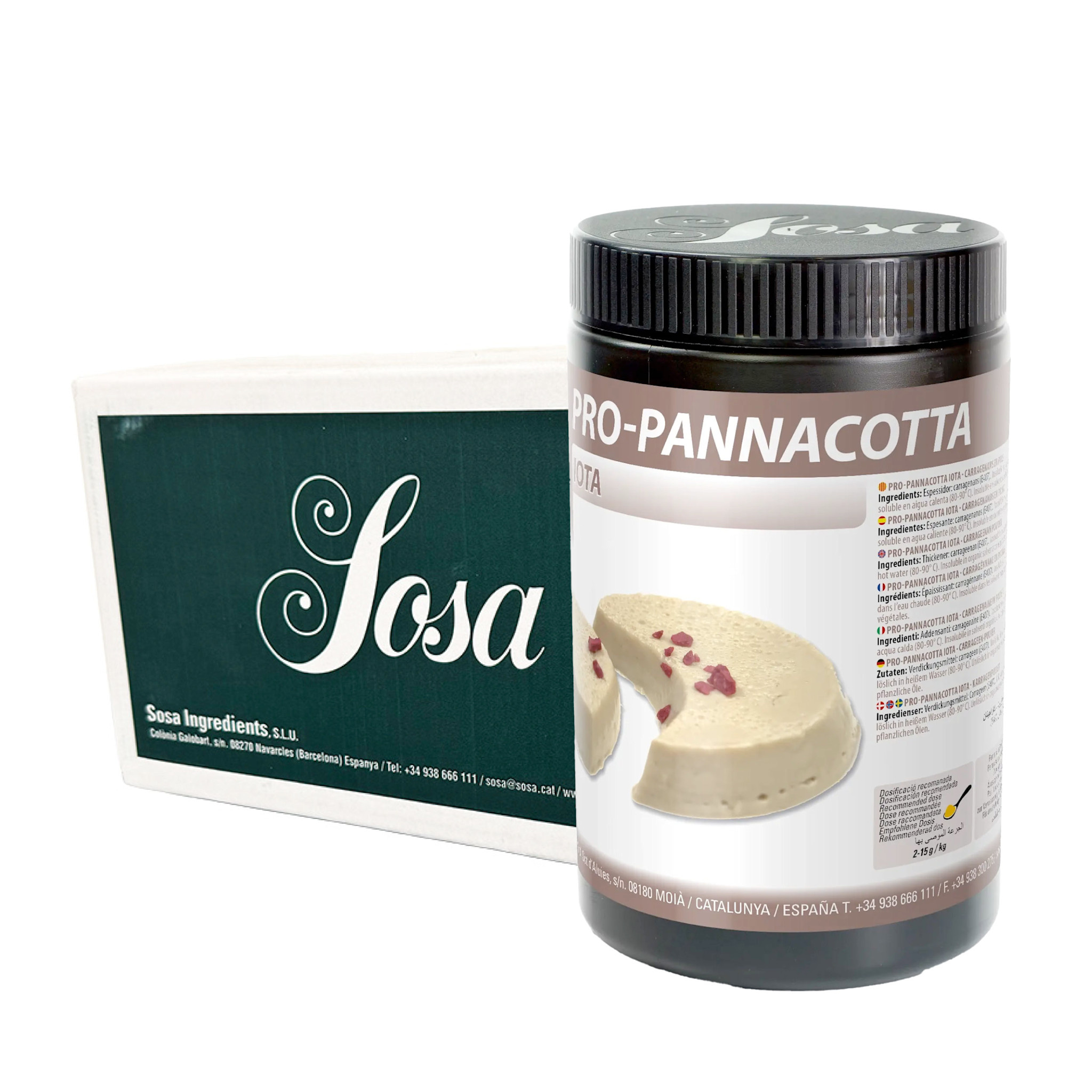 Sosa - Pro Pannacotta - 800 g (box of 6) - Pastry Depot