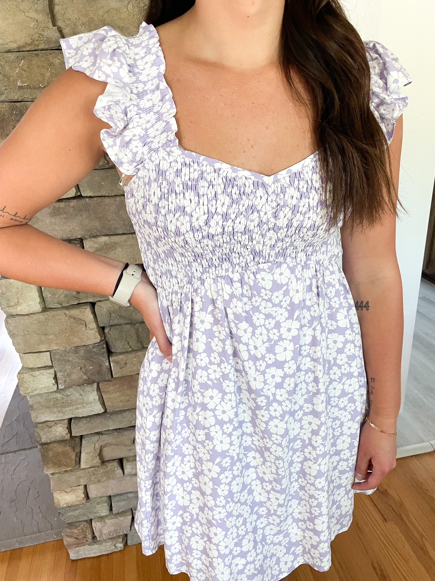 Lavender Floral Sundress Urban Threads Clothing Boutique