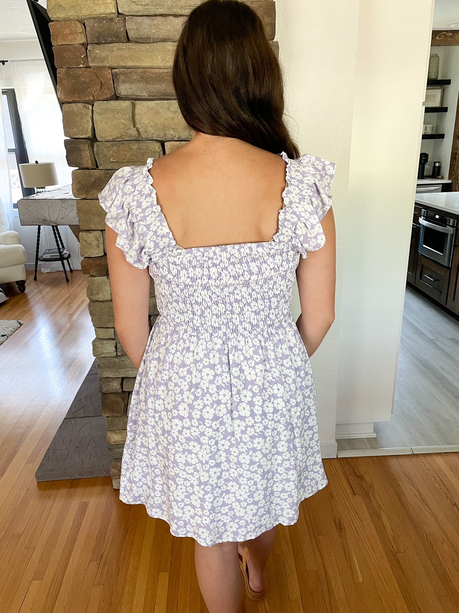 Lavender Floral Sundress Urban Threads Clothing Boutique