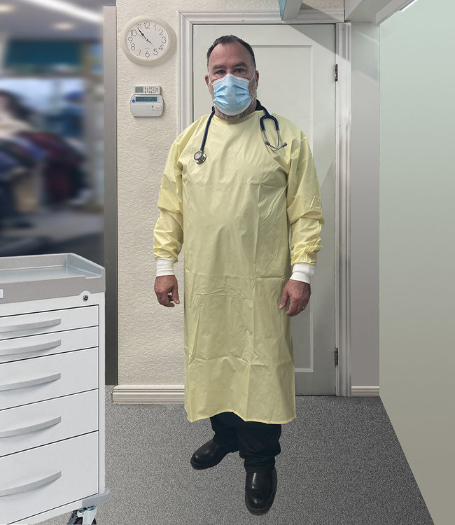 Jaquettes jaune imperméable lavable | Uniforme Expert - Uniforme Expert