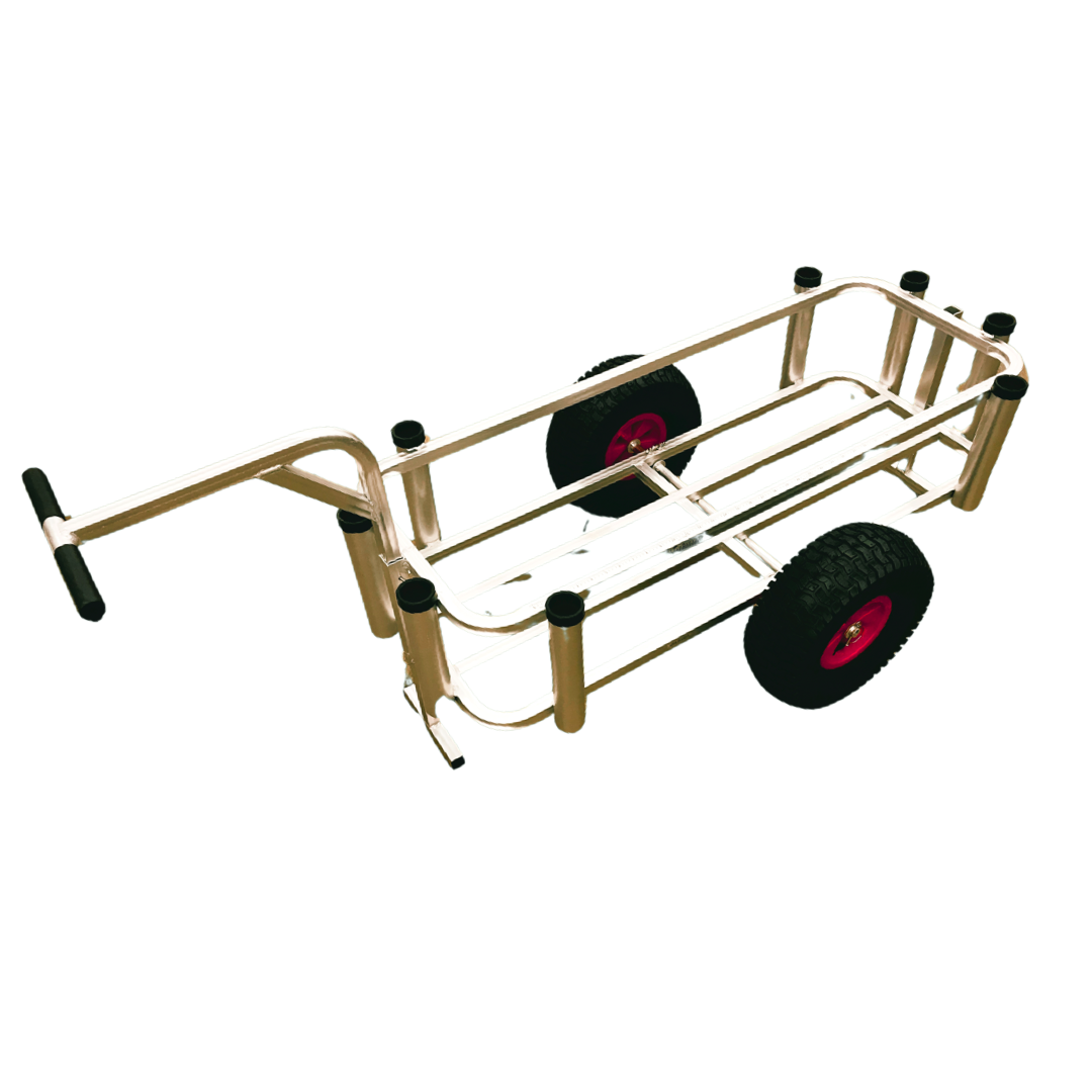 Livebottom XL Pier Cart w 8 Rod Holders - Sportsman's Wholesale