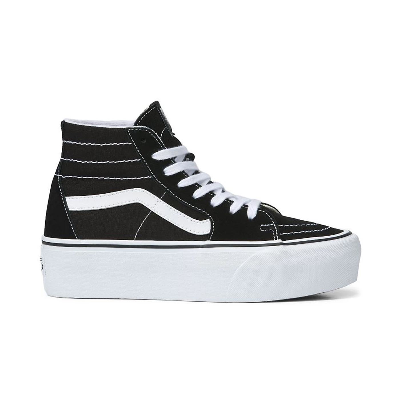 VANS SK8-HI® TAPERED STACKFORM BLACK/TRUE WHITE - VN0A5JMKBMX ...